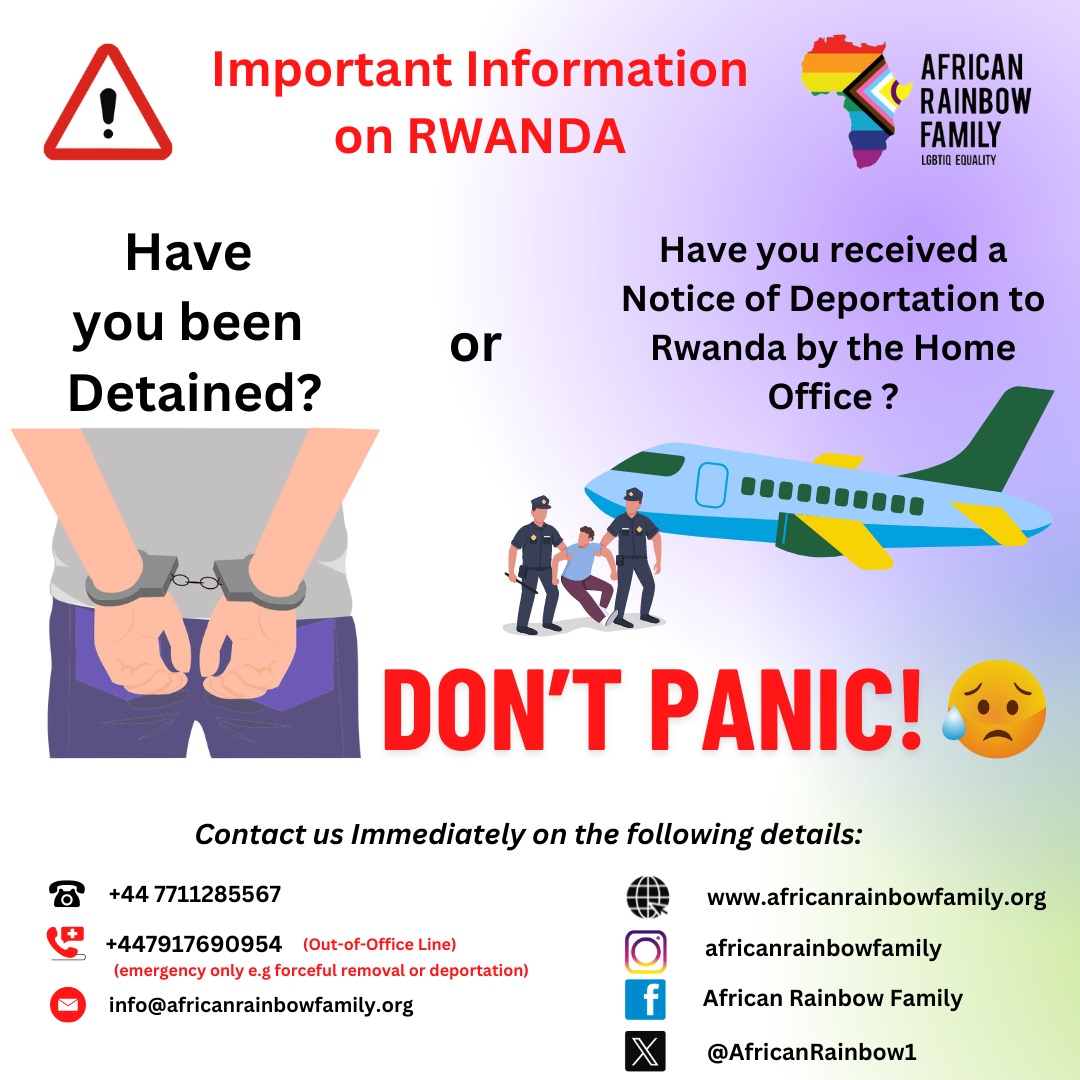 RWANDA DEPORTATION INFORMATION – NO PRIDE IN DEPORTATION!